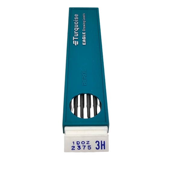 Berol | Office | Vintage Berol Turquoise Eagle Drawing Leads 2375 3h ...